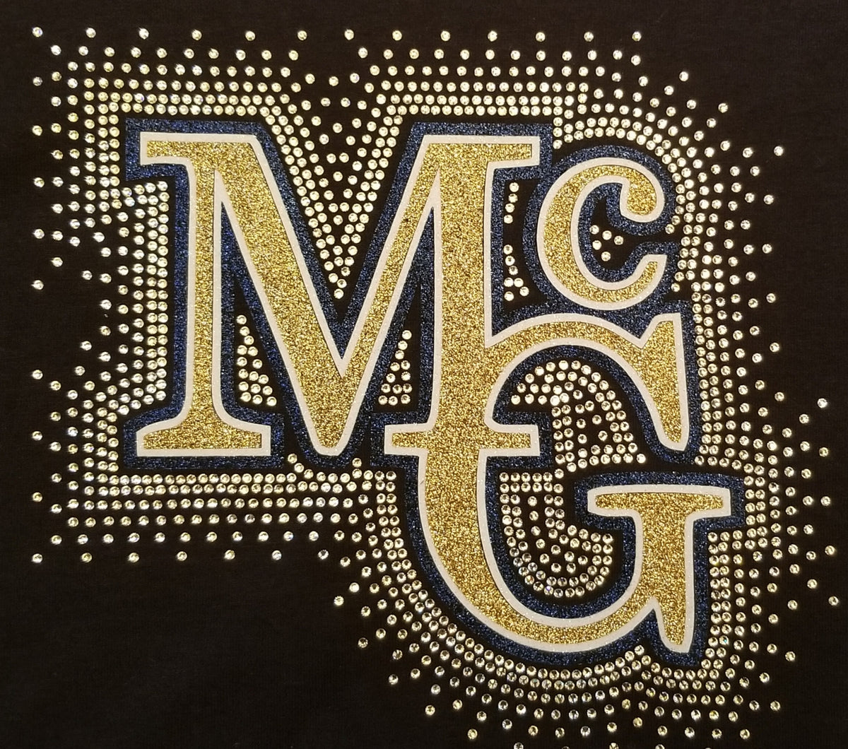 McGuffey Highlanders McG Logo Spectacular Bling Rhinestone Design ...